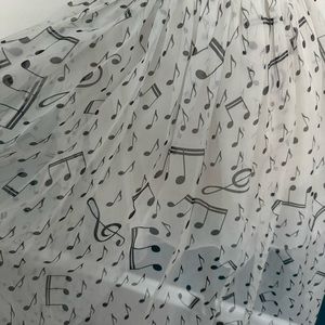 Vintage | Dresses | Vintage Music Note Fit And Flare Dress | Poshmark